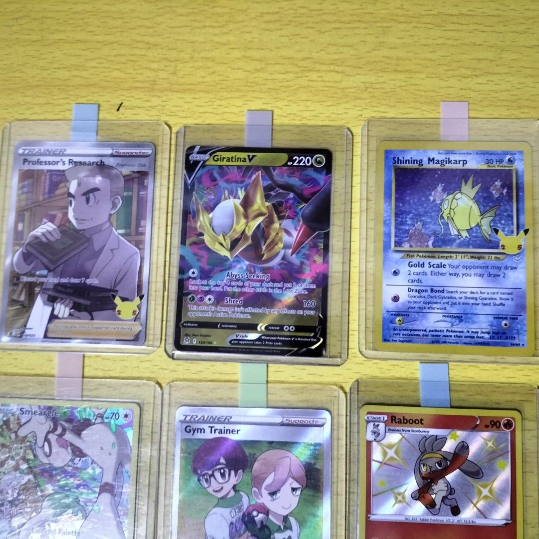 pokemon card giratina v shining magikarp raboot gyarados v cramorant ...