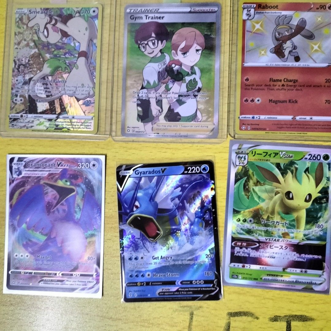 pokemon card giratina v shining magikarp raboot gyarados v cramorant ...