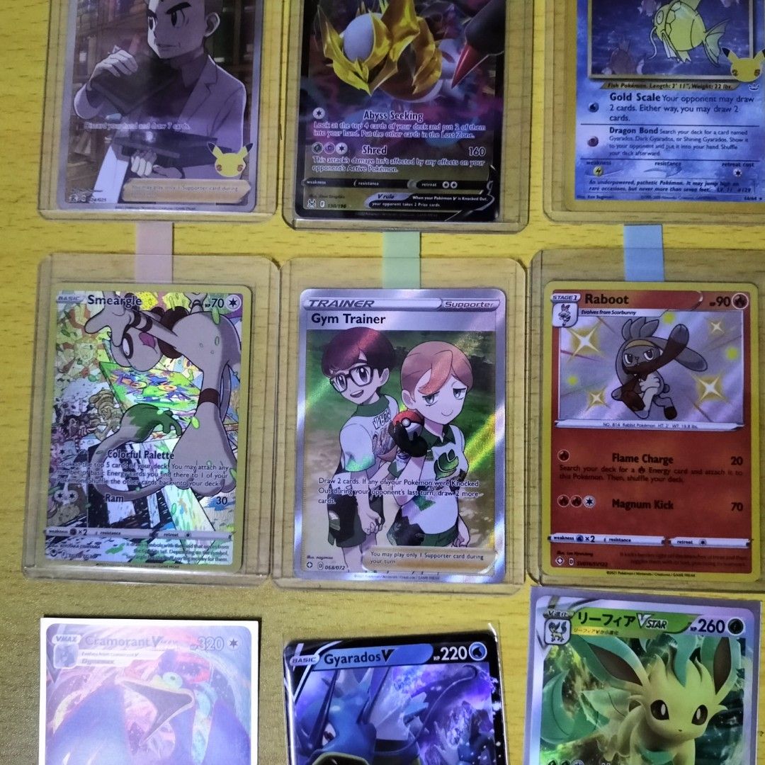pokemon card giratina v shining magikarp raboot gyarados v cramorant ...