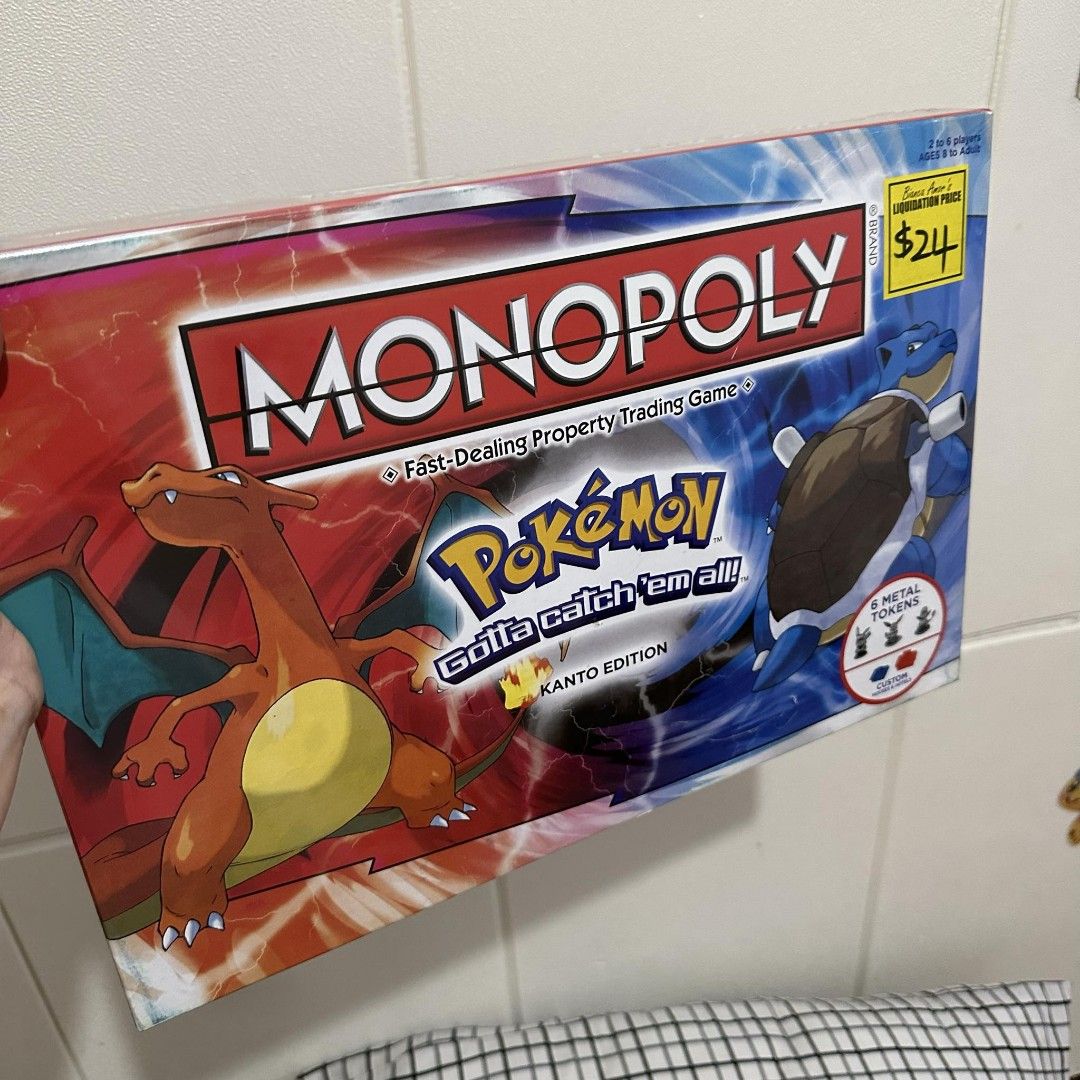 Pokemon Monopoly Board Game, Hobbies & Toys, Toys & Games on Carousell