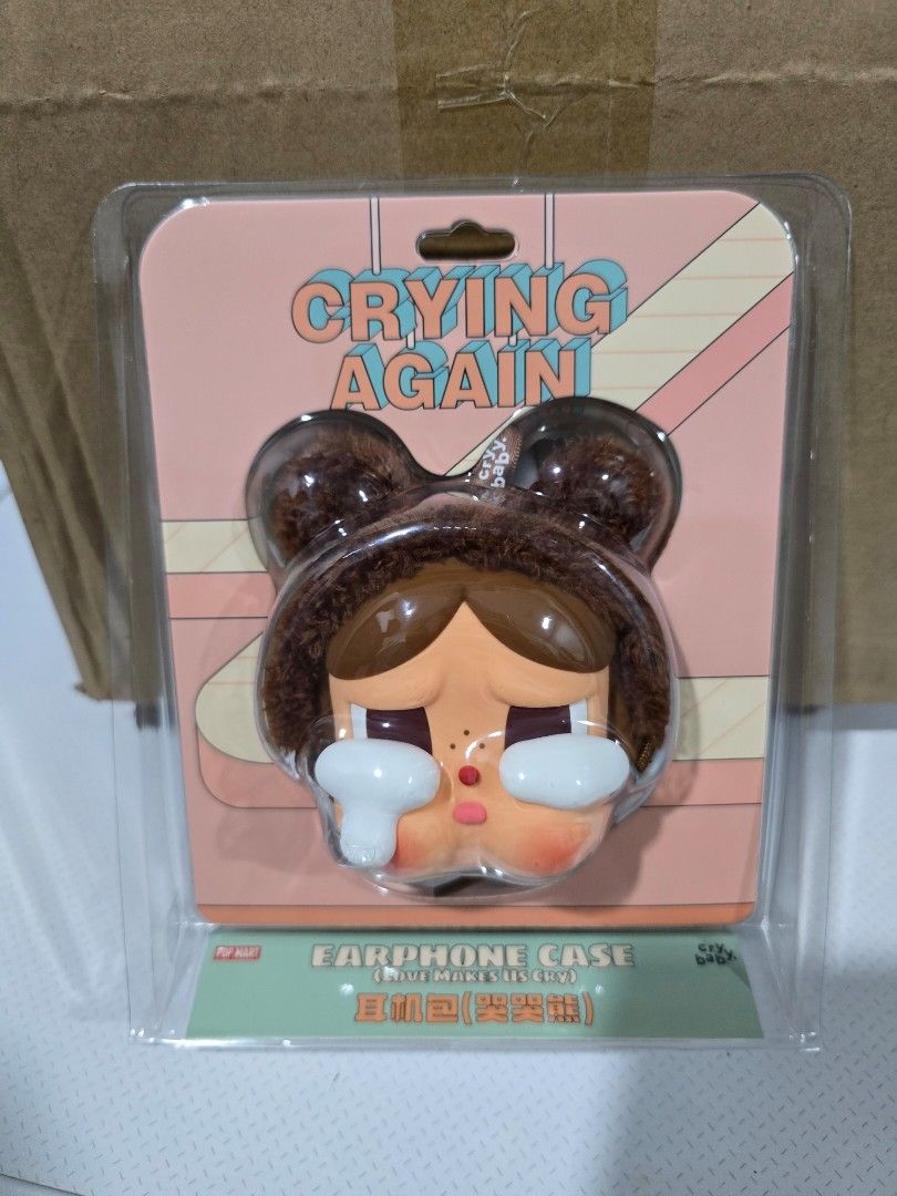 POP MART - CRYBABY CRYING AGAIN SERIES - EARPHONE CASE, Hobbies & Toys ...