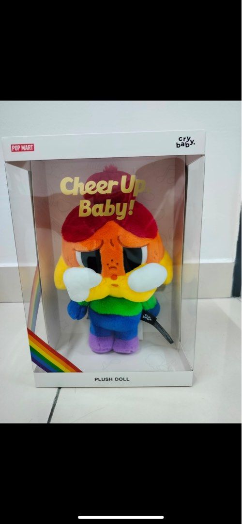 Pop mart Cry Baby cheer up - plush doll, Hobbies & Toys, Collectibles ...