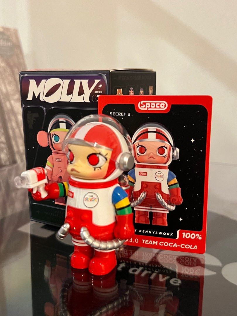 [POP MART] Space Molly Version 3 - Coca Cola 100% Secret, Hobbies ...
