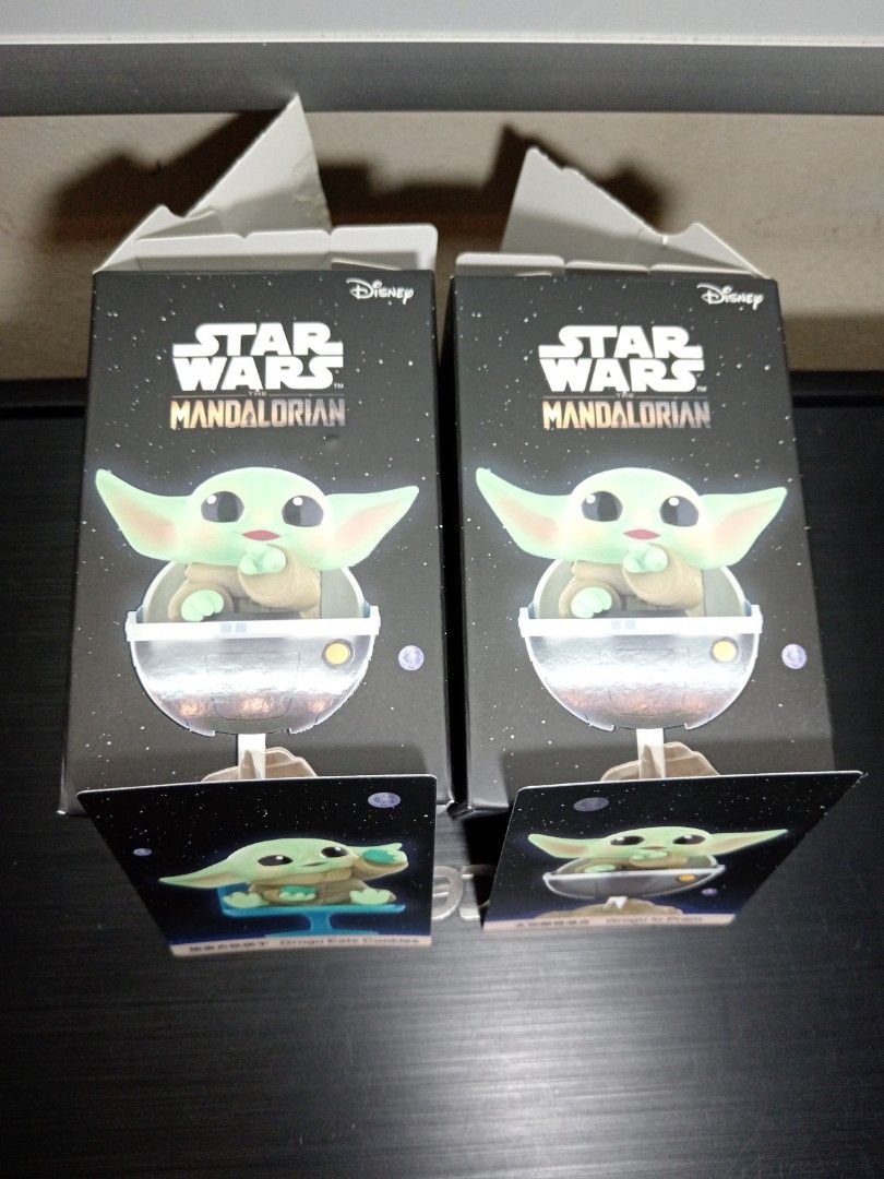 Popmart The Mandalorian Grogu & Grogu (2 figures), Hobbies & Toys, Toys ...