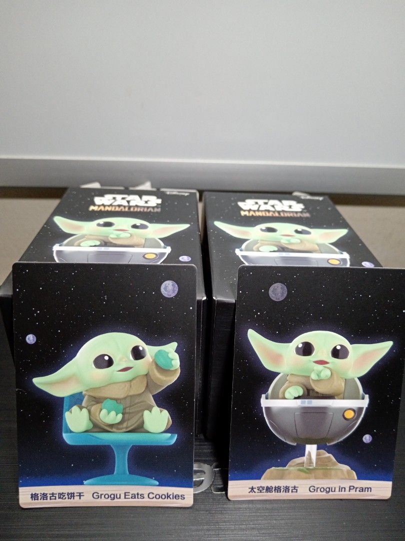 Popmart The Mandalorian Grogu & Grogu (2 figures), Hobbies & Toys, Toys ...