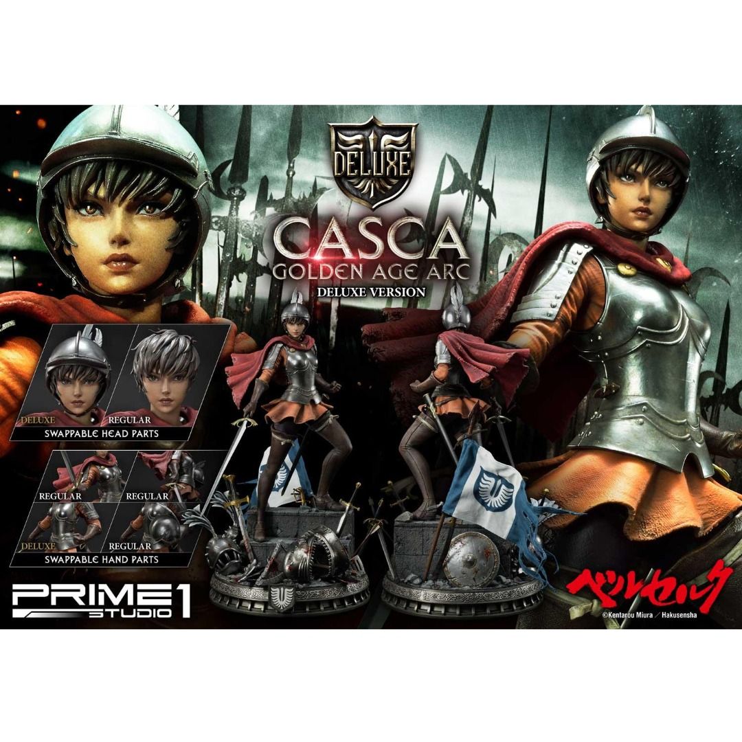 Prime 1 Studio Berserk Casca Golden Age Arc 1/4 Scale Figure Toy Statue ...