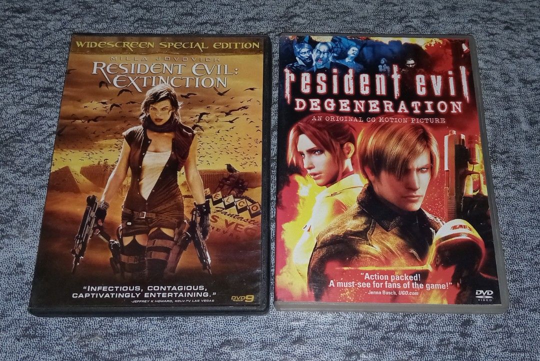 RESIDENT EVIL DVD, Hobbies & Toys, Music & Media, CDs & DVDs on Carousell