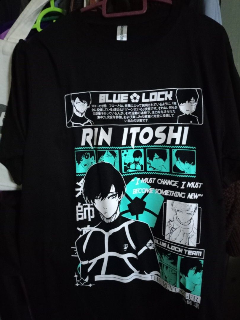 (Urgent selling!!) Rin Itoshi Blue Lock cosplay print t-shirt by Shop ...
