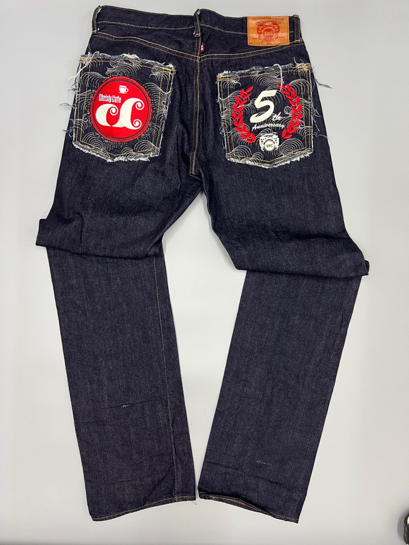 RMC one of one denim pants, Men's Fashion, Bottoms, Jeans on Carousell