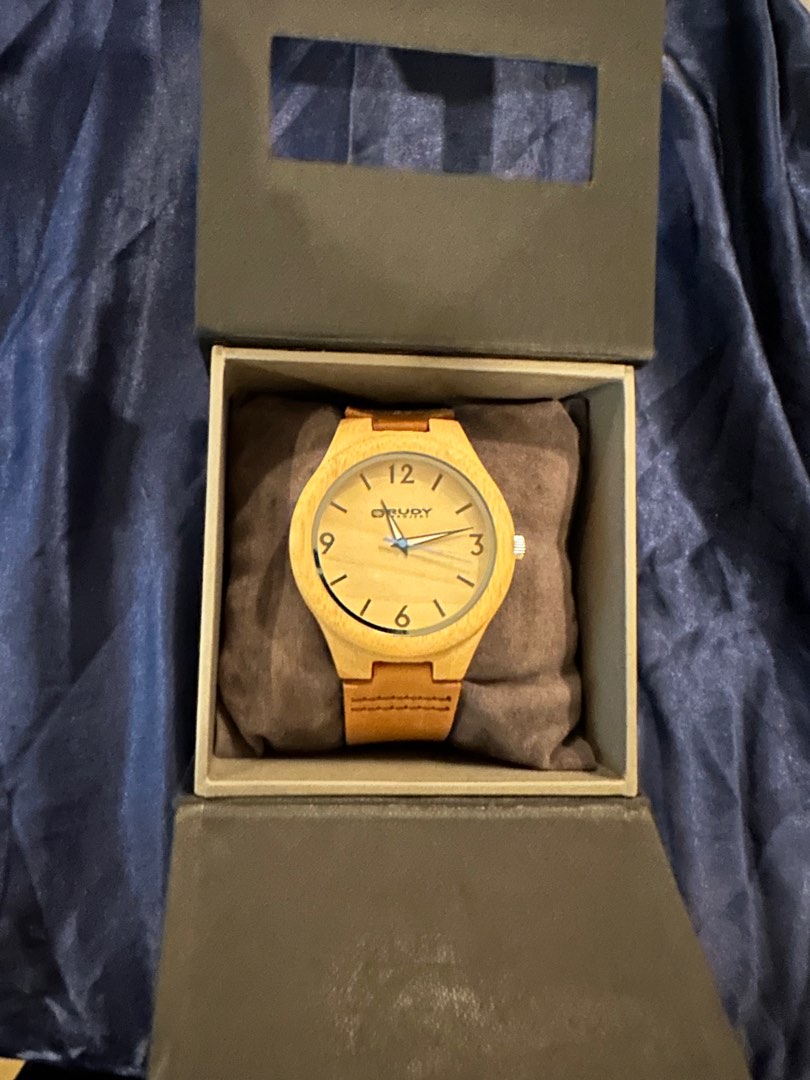 Rudy Project Wooden Watch, Men's Fashion, Watches & Accessories ...