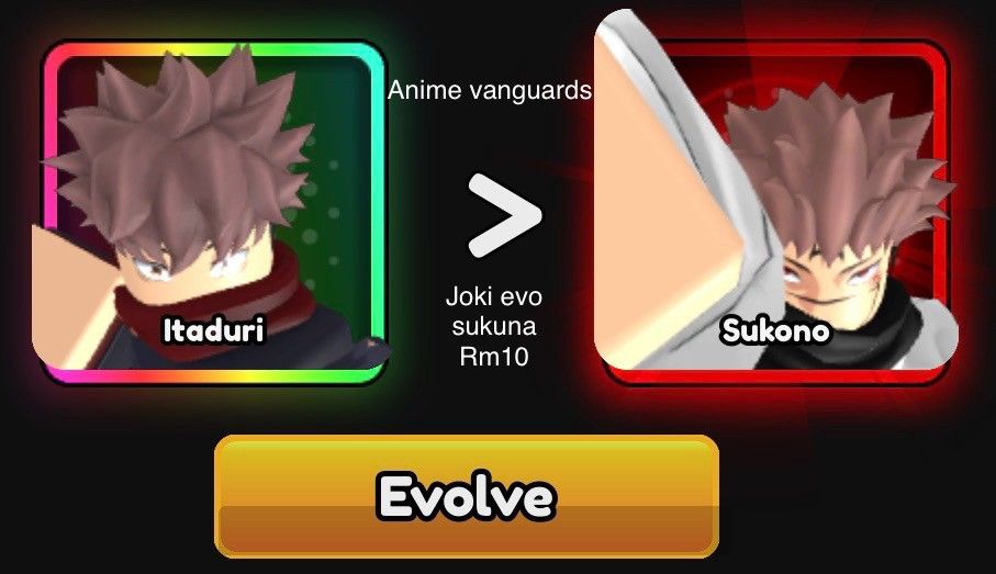Secret Sukuna Anime Vanguard rm10, Video Gaming, Gaming Accessories, In ...