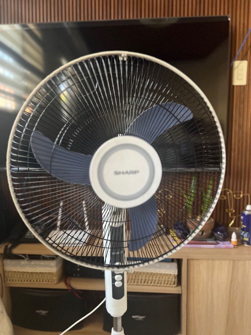 2 in 1 SHARP stand Fan, Furniture & Home Living, Lighting & Fans, Fans ...