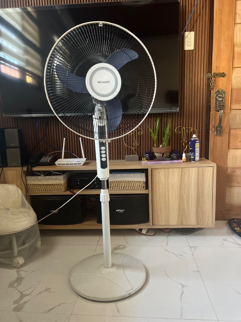 2 in 1 SHARP stand Fan, Furniture & Home Living, Lighting & Fans, Fans ...