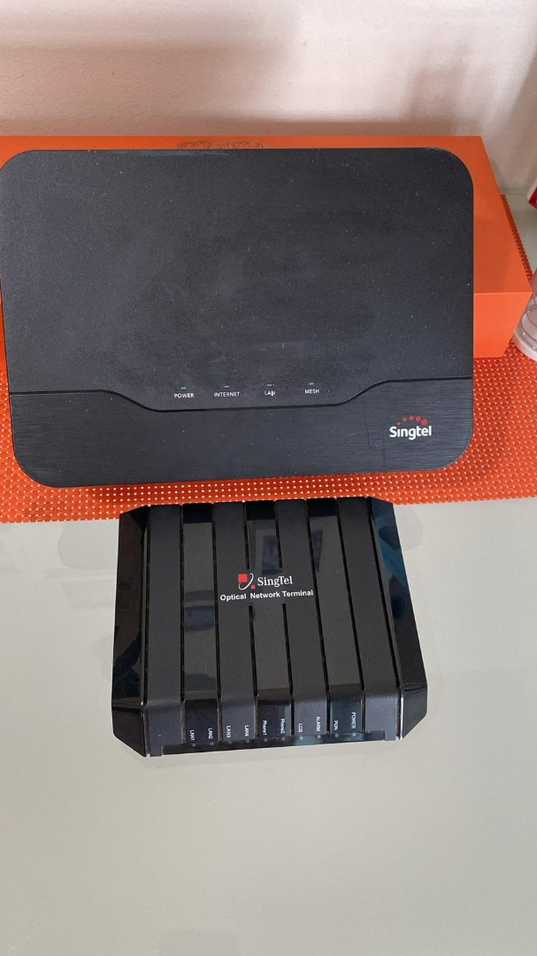 Singtel Modem & Optical Network Terminal, Computers & Tech, Parts ...