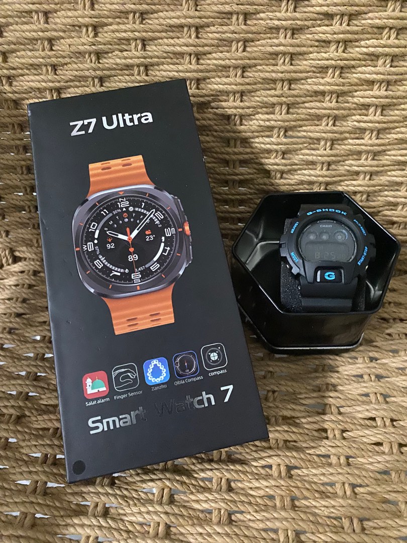 Smartwatch Z7 Ultra with free Gshock, Men's Fashion, Watches ...
