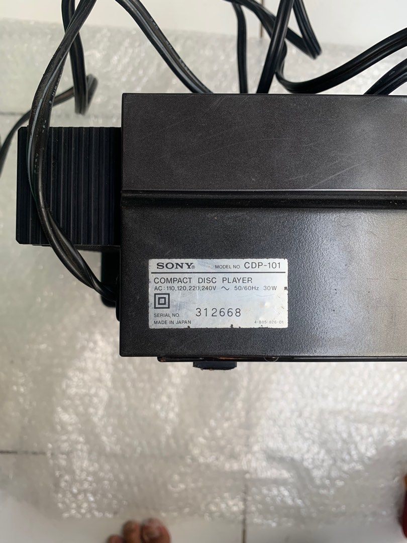 Sony CDP-101 Vintage (The First CD Player) 1982 EXTREMELY RARE! BUKAN ...