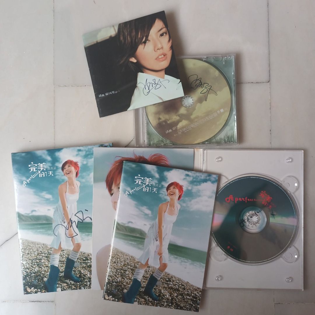 Stefanie sun yan zi 孙燕姿 autograph cd album 亲笔签名 专辑 signed cds, Hobbies ...