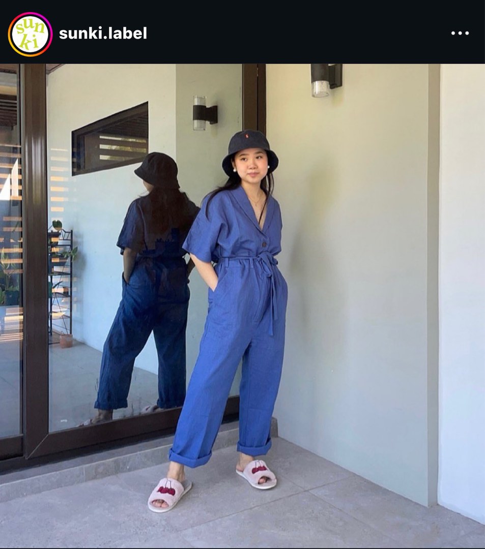 Sunki Label Jumpsuit (Honey, I Fixed The Sink), Women's Fashion, Dresses & Sets, Jumpsuits on ...