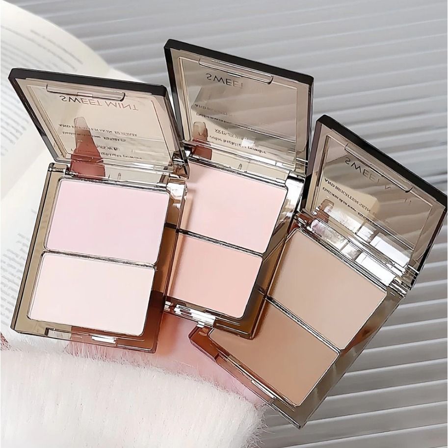Sweet Mint Two-Color Highlight Powder Natural 3D Nose Shadow ...