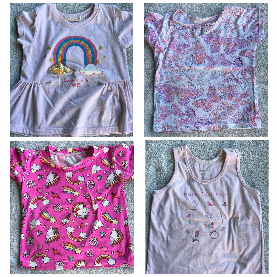 TAKE ALL BUNDLE KIDS PAMBAHAY TOPS BABY GIRL size 2-3 years old, Babies ...