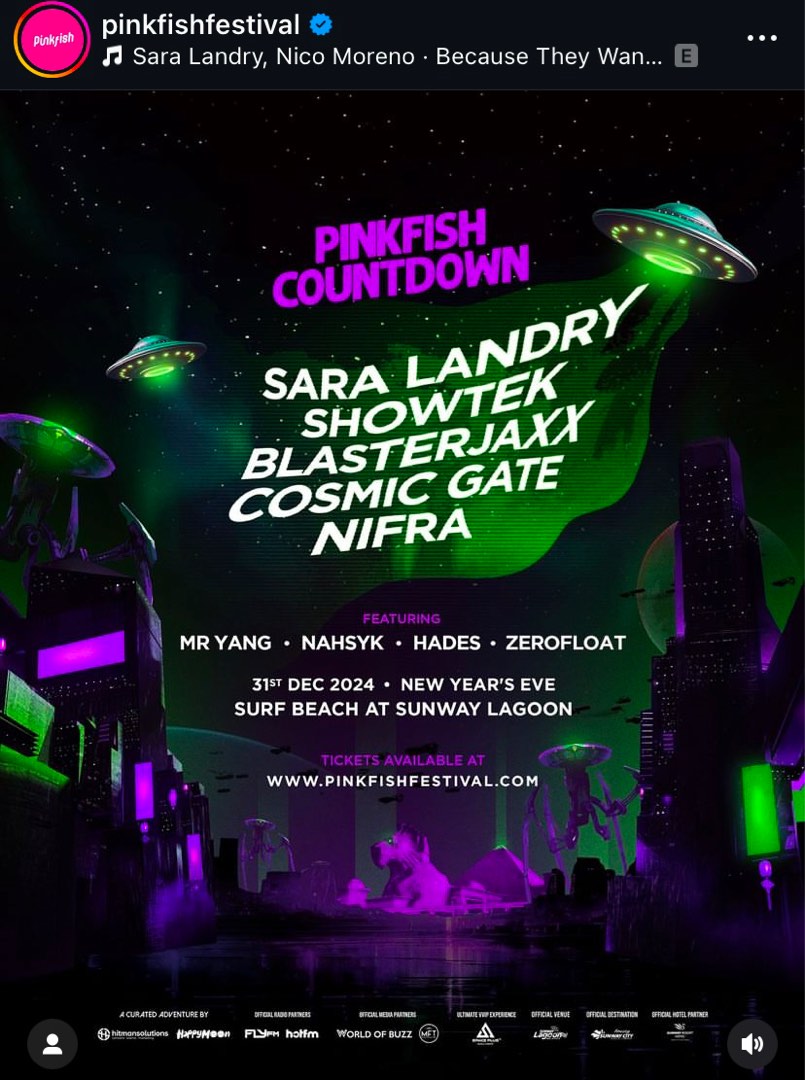 Ticket GA Phase 2 Pinkfish Countdown 2024, Tickets & Vouchers, Event ...