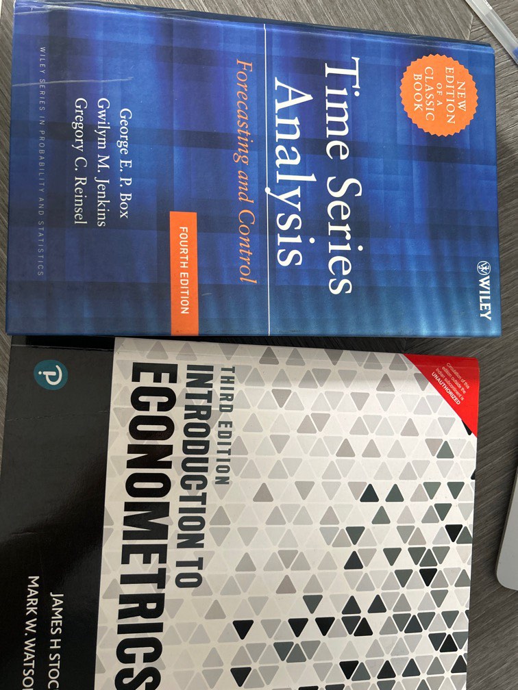 Time Series Analysis Forecasting And Control Hobbies And Toys Books