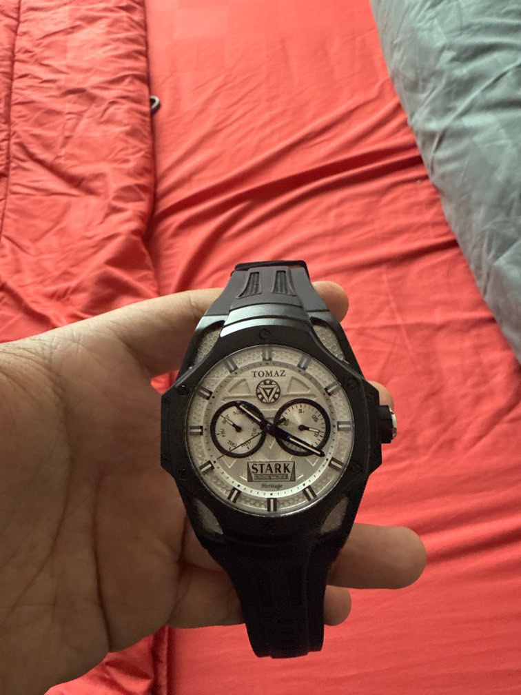 TOMAZ Tony Stark Watch TQ045-AD4 (0047/3000) Limited Edition Tony Stark ...