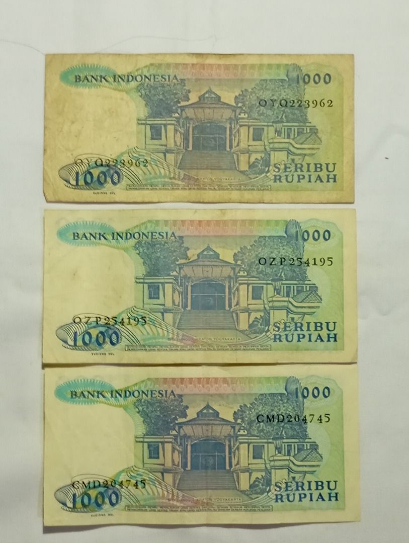 Uang Kuno 1000 Rupiah Raja Sisingamangaraja XII Tahun 1987, Antik, Uang ...