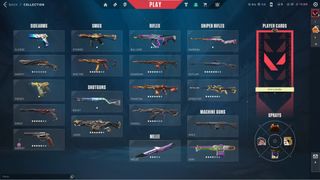 WTS Valorant Account 56 Premium Skins TTS RM4135 + 5 Limited Bundle ...