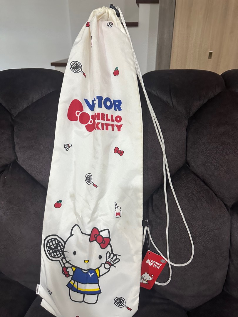 Victor (authentic) Hello Kitty racquet (limited edition), Sports ...