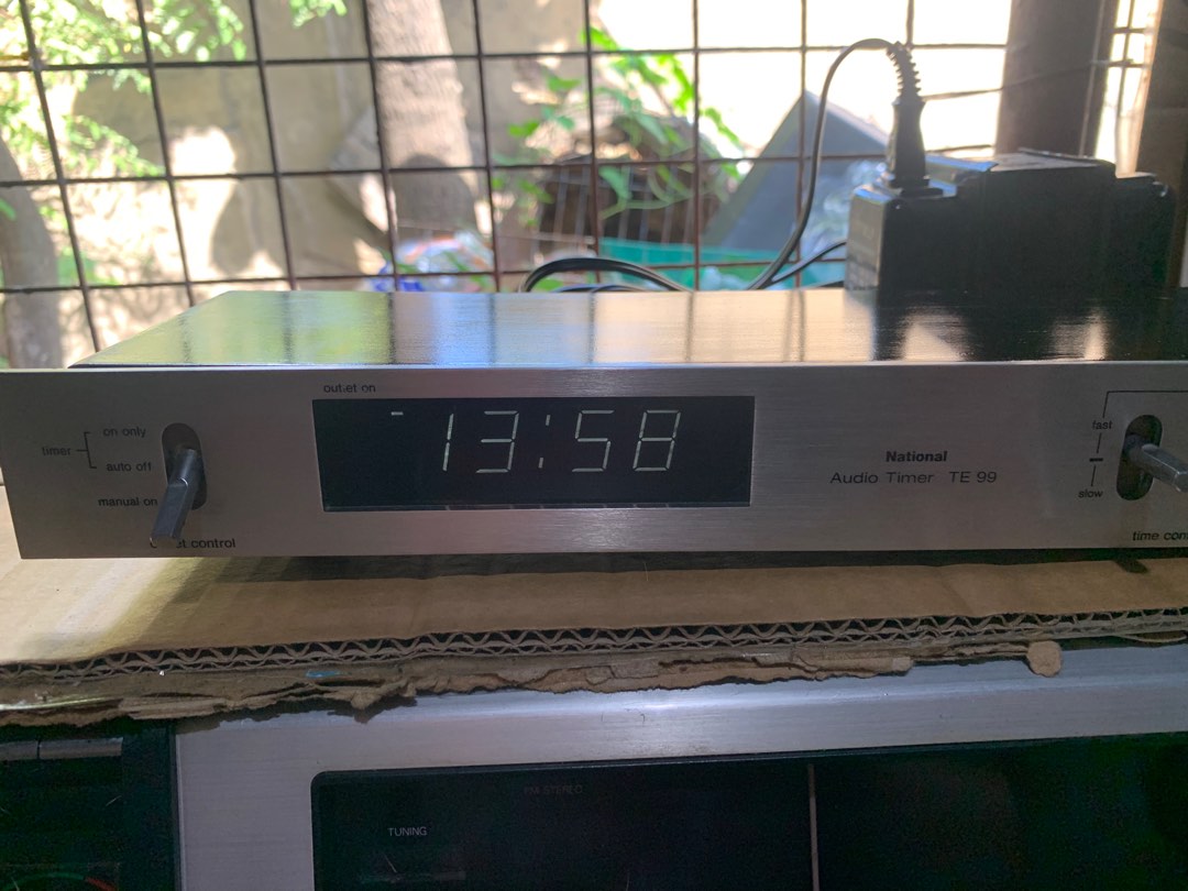 VINTAGE NATIONAL AUDIO TIMER TE-99 AC 110 VOLTS 50/60 HZ MADE IN JAPAN ...