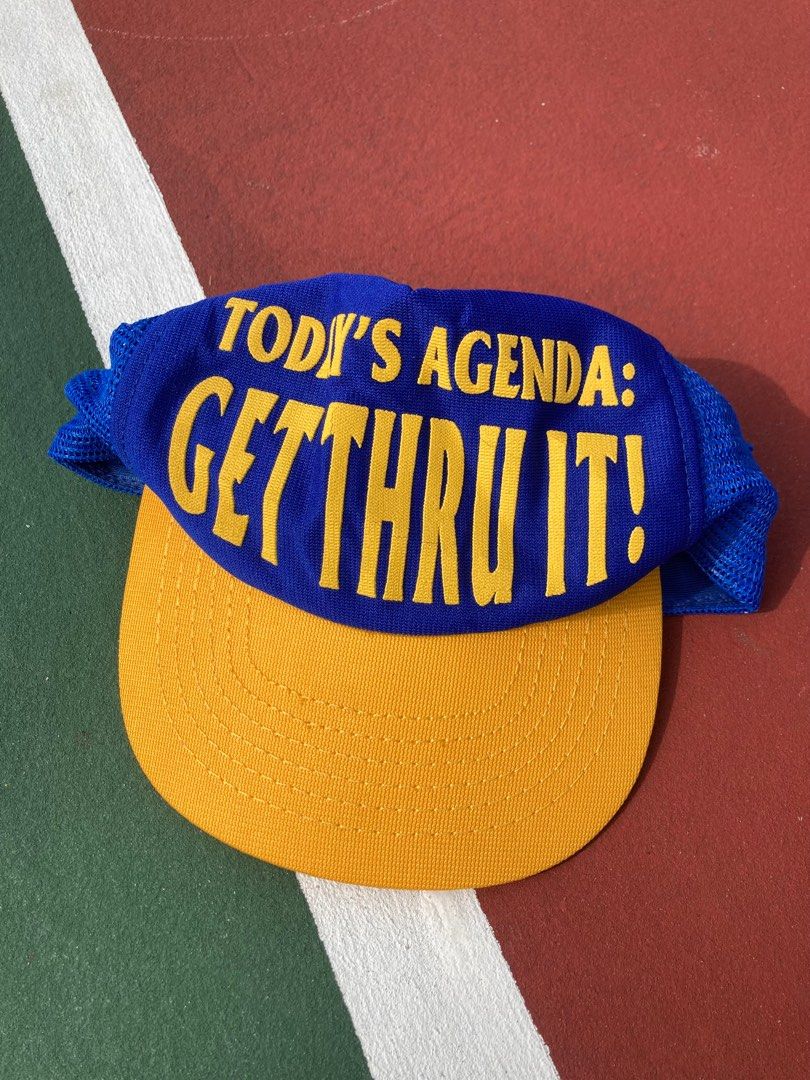 Vintage wording cap, Men's Fashion, Watches & Accessories, Cap & Hats ...