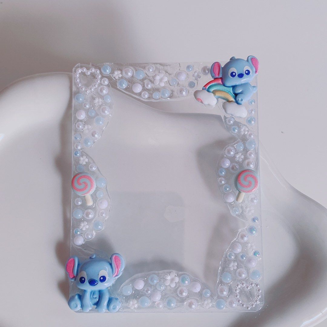 WTS KPOP Decoden Decorated Photocard Toploaders Case Frame Ateez Stray ...