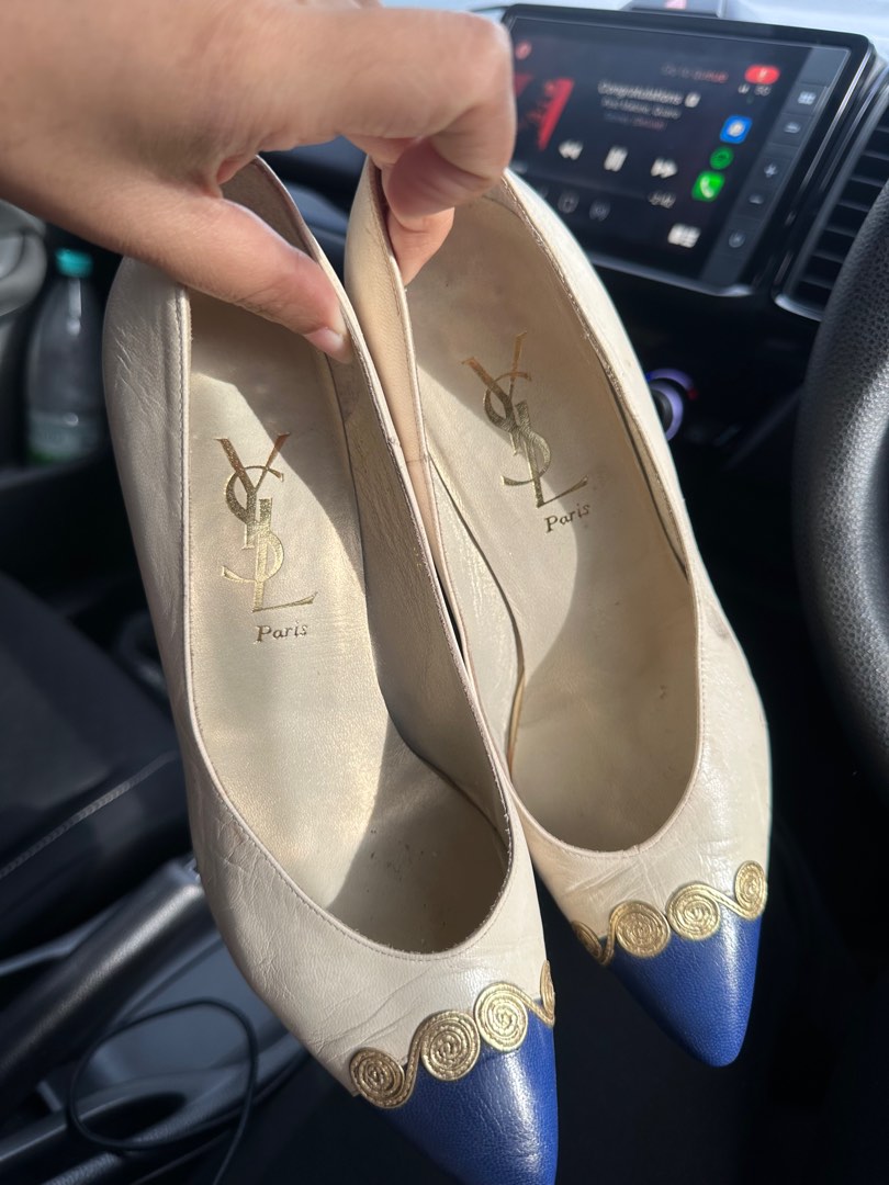 YSL heels, Luxury, Sneakers & Footwear on Carousell