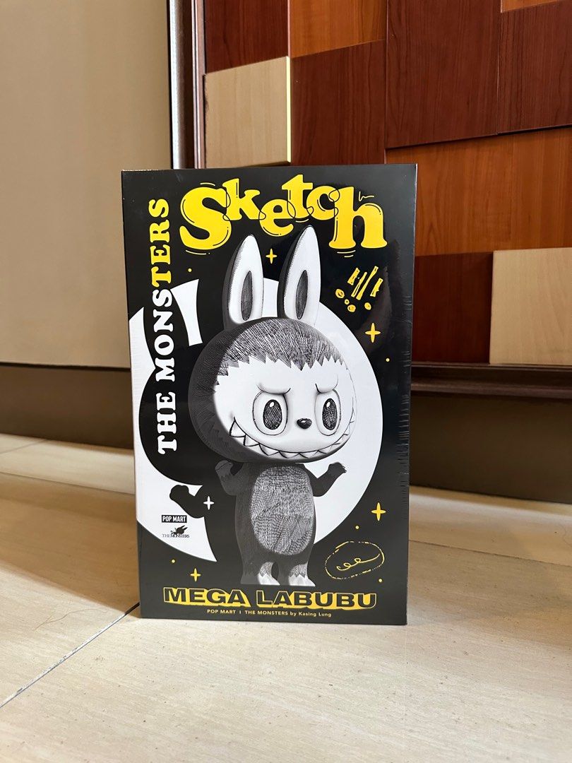 Zimomo Angel in Clouds, Labubu Sketch, and Skull Panda Egon, Hobbies ...