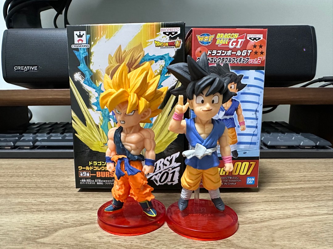 日版 WCF 龍珠 Dragon Ball 超一 悟空 + 行 版 WCF GT Vol 1 藍色道服 Z 結局造型 悟空, 興趣及遊戲, 玩具 & 遊戲類 - Carousell
