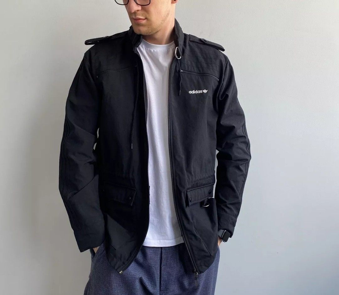 ADIDAS ORIGINALS Military Utility Jacket with Concealed Hood, Women's ...