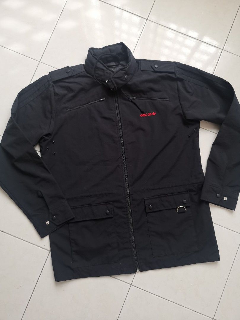 ADIDAS ORIGINALS Military Utility Jacket with Concealed Hood, Women's ...