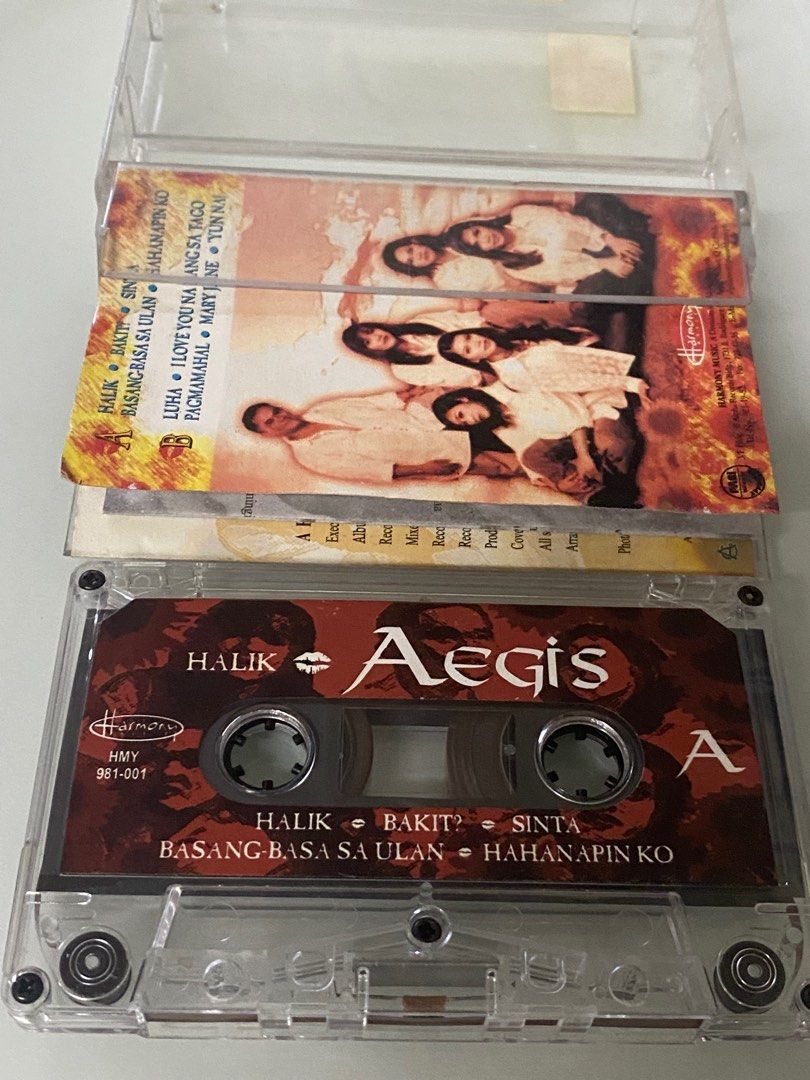 AEGIS - HALIK - OPM Philippines Original Pop Music Album Cassette Tape - Preloved / Harmony ...
