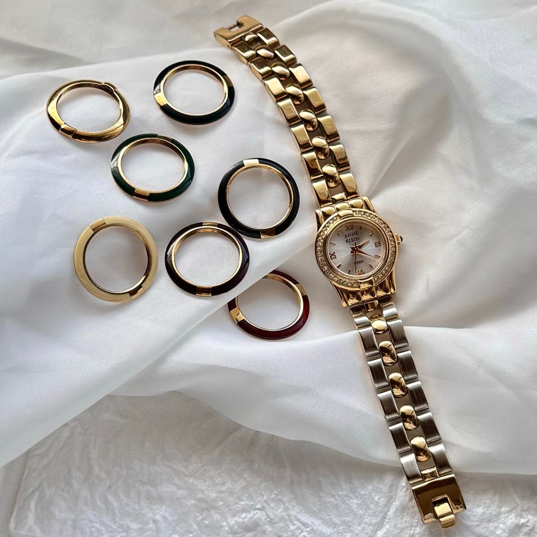 Anne klein swiss reversible/Interchangeable Bezels, Women's Fashion ...