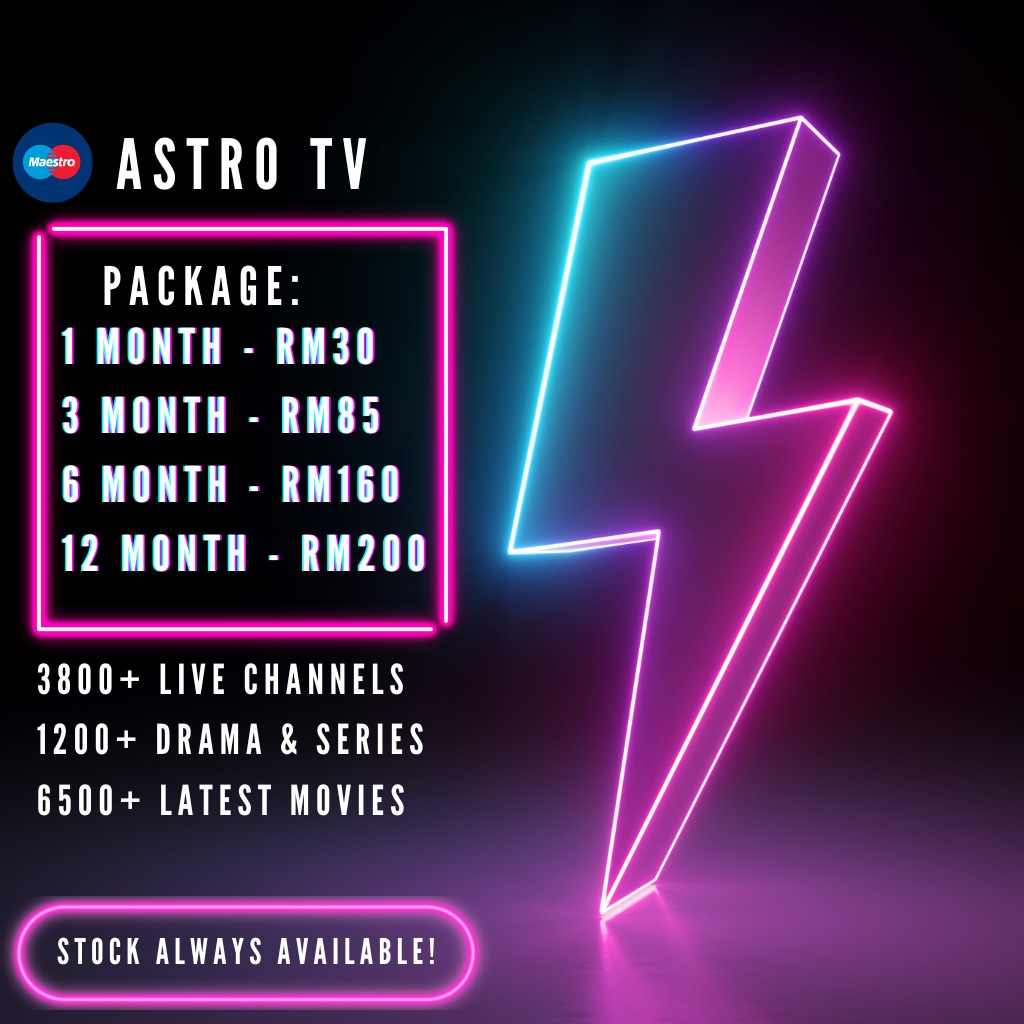 ASTRO TV | 5G SERVER | TV CHANNEL MALAYSIA | INTERNET FRIENDLY 6MBPS ...