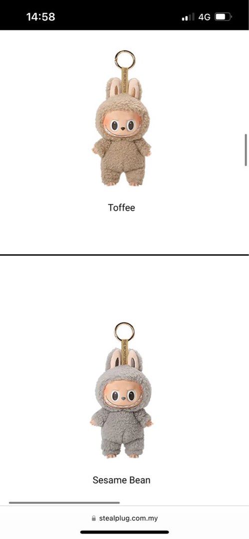 Authentic Labubu V1 macarons in toffee & sesame bean, Hobbies & Toys ...