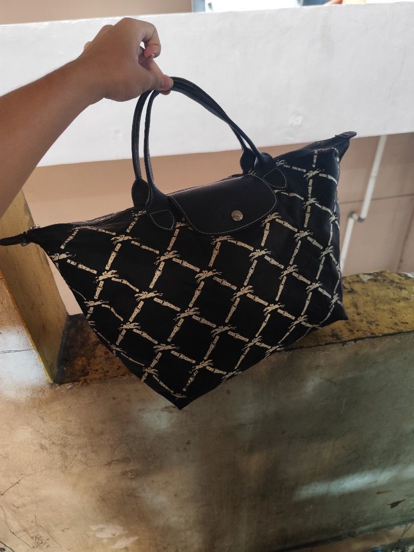 Authentic Longchamp Le Pliage Monogram Tote Bag Made In France, Barang ...