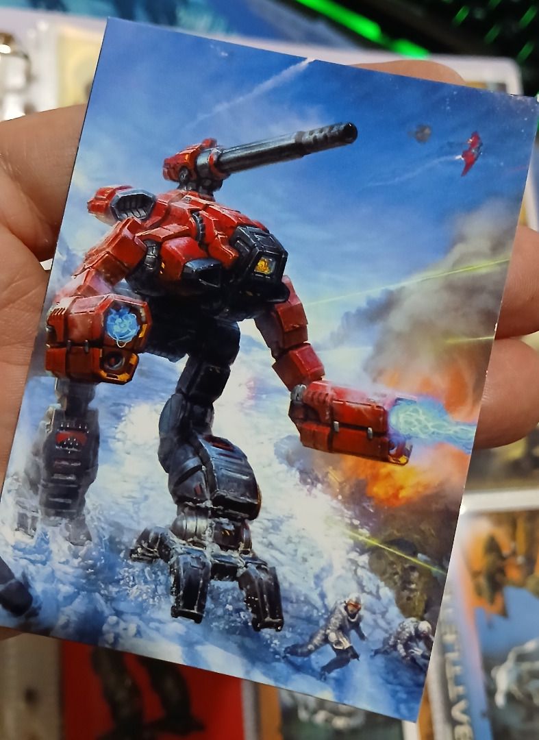 BattleTech Mechwarrior Online Double Sided Photocards Set 3 Marauder ...