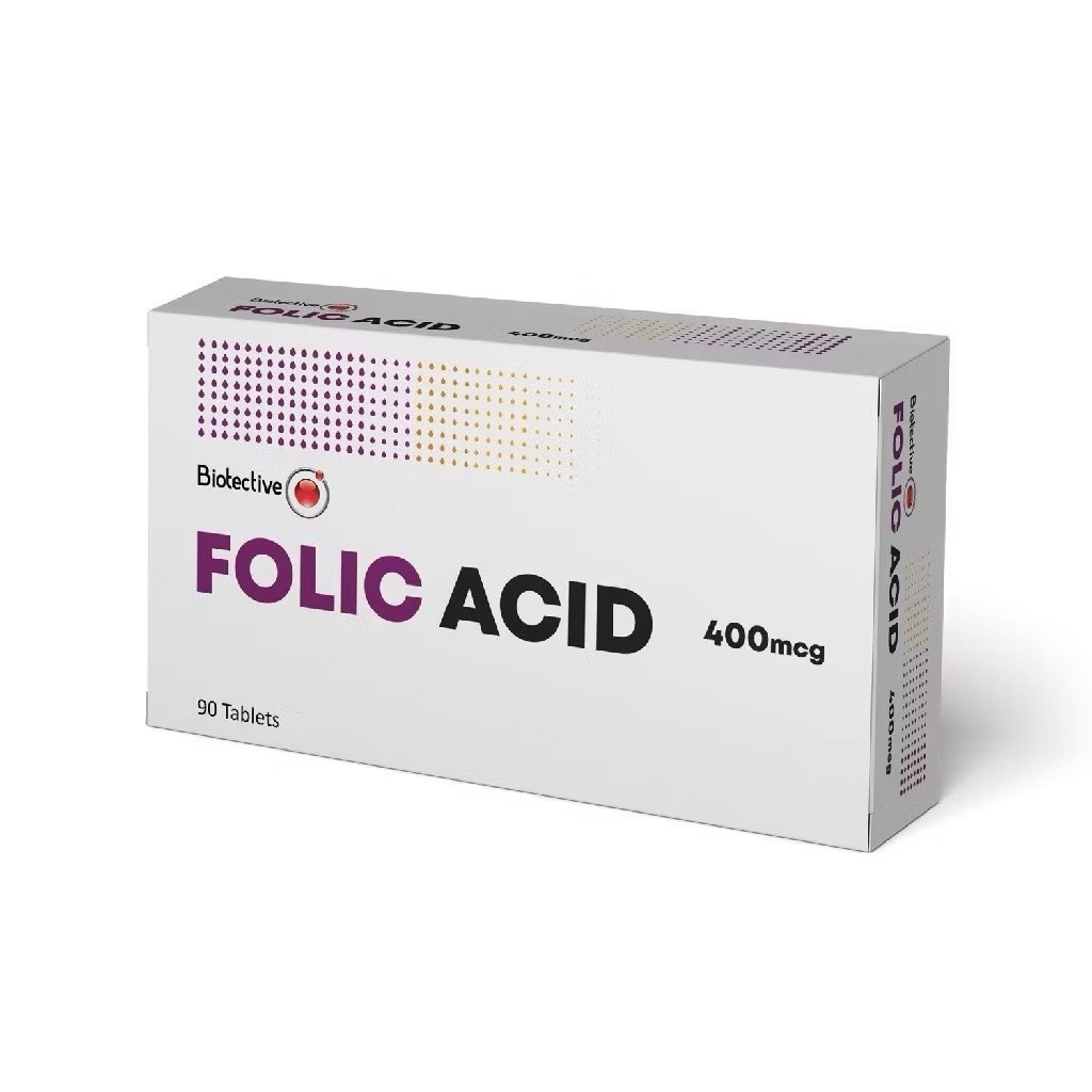 Biotective FOLIC ACID 400mcg (60 tables), Health & Nutrition, Health ...