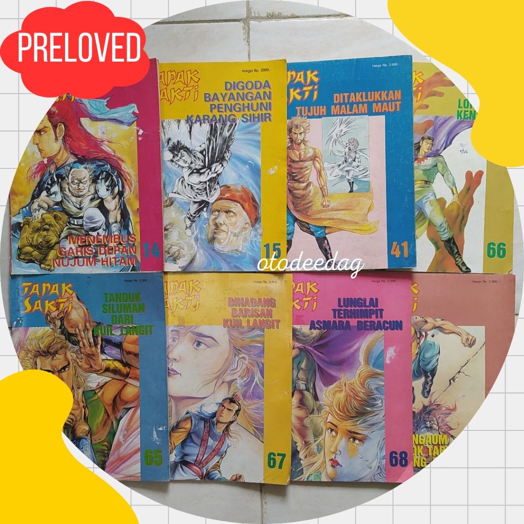 Buku Majalah Komik Cerita Serial Kungfu Full Color Tapak Sakti Jadul Bekas Langka Preloved, Buku ...