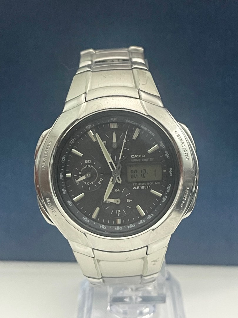 Casio Wave Ceptor Illuminator Watch, Men's Fashion, Watches ...