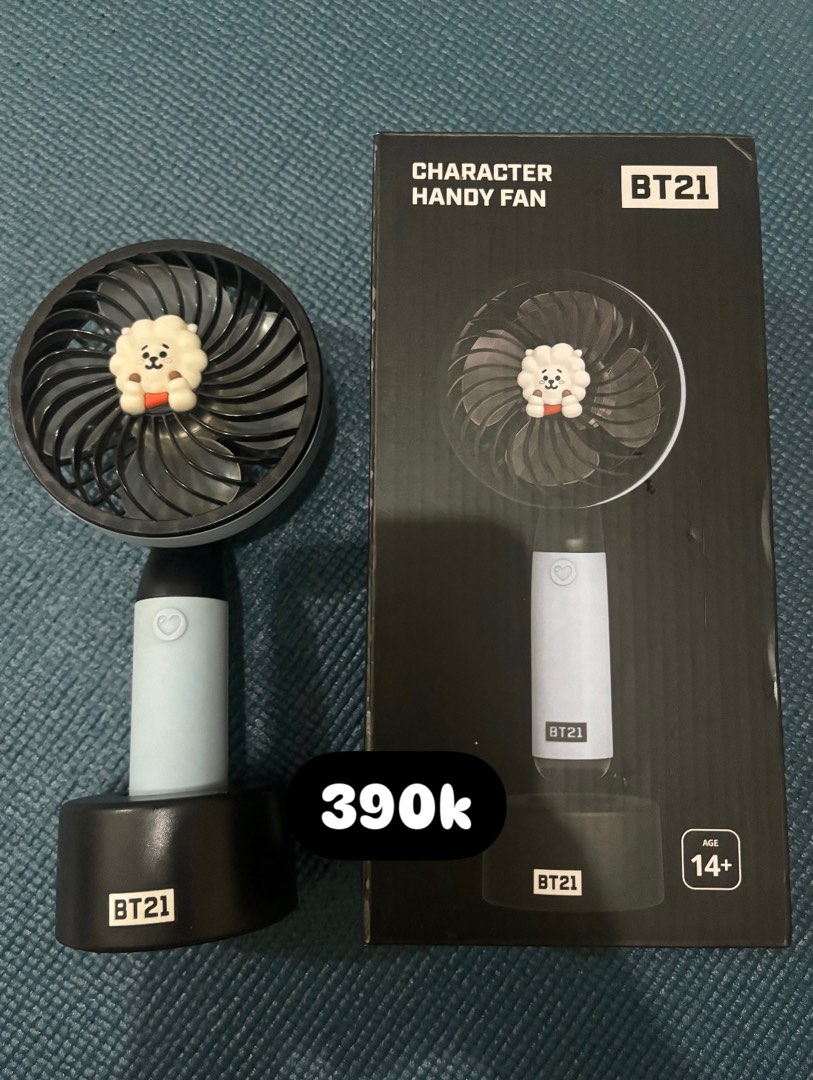 Character Handy Fan BT21 RJ, K-Wave di Carousell