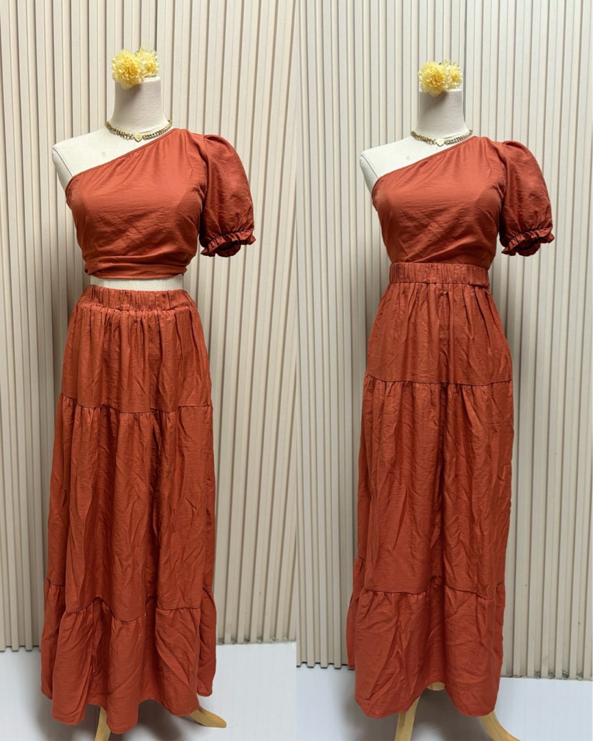 Coordinates Rust, Women's Fashion, Dresses & Sets, Sets or Coordinates ...