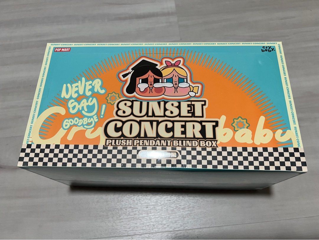 CRYBABY Sunset Concert Series-Plush Pendant Blind Box - Full Case ...
